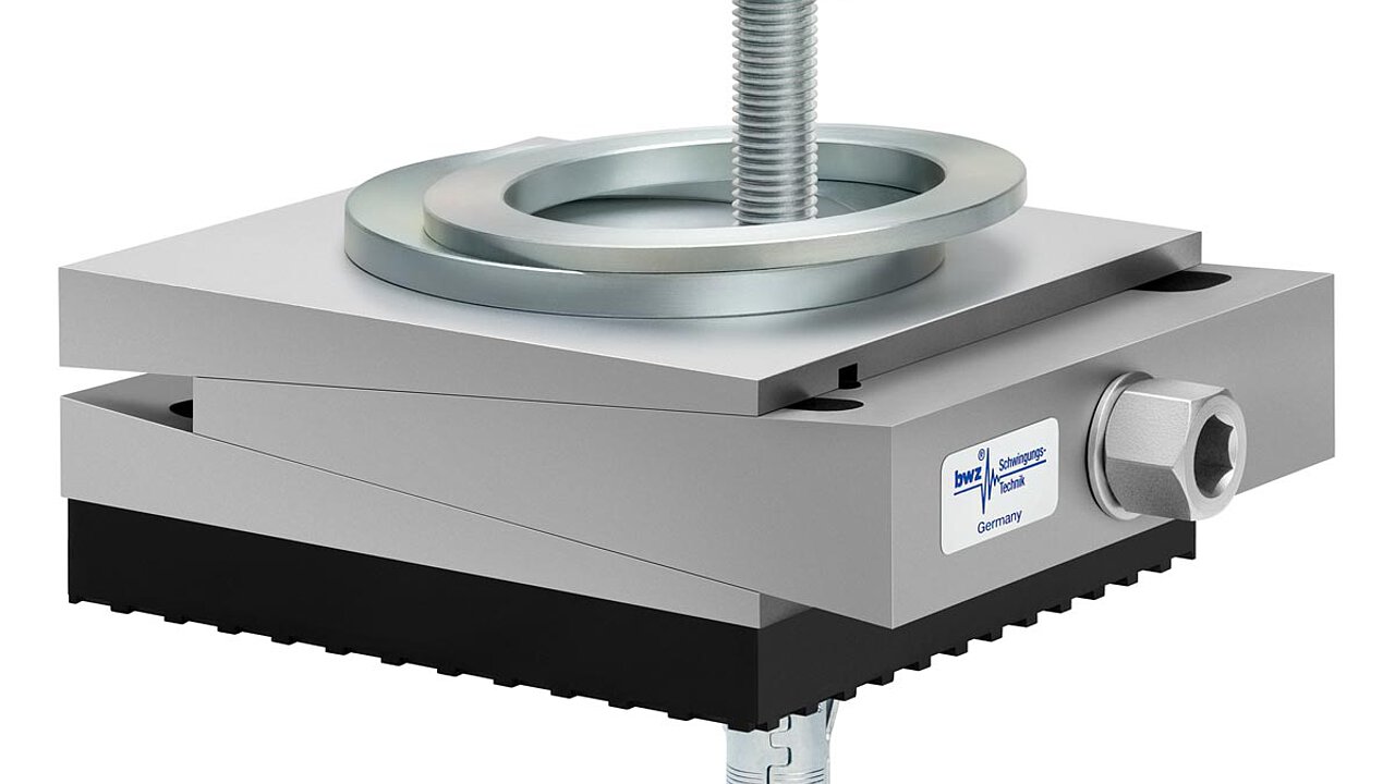 precision wedge mounts bolt-through | bwz Schwingungstechnik