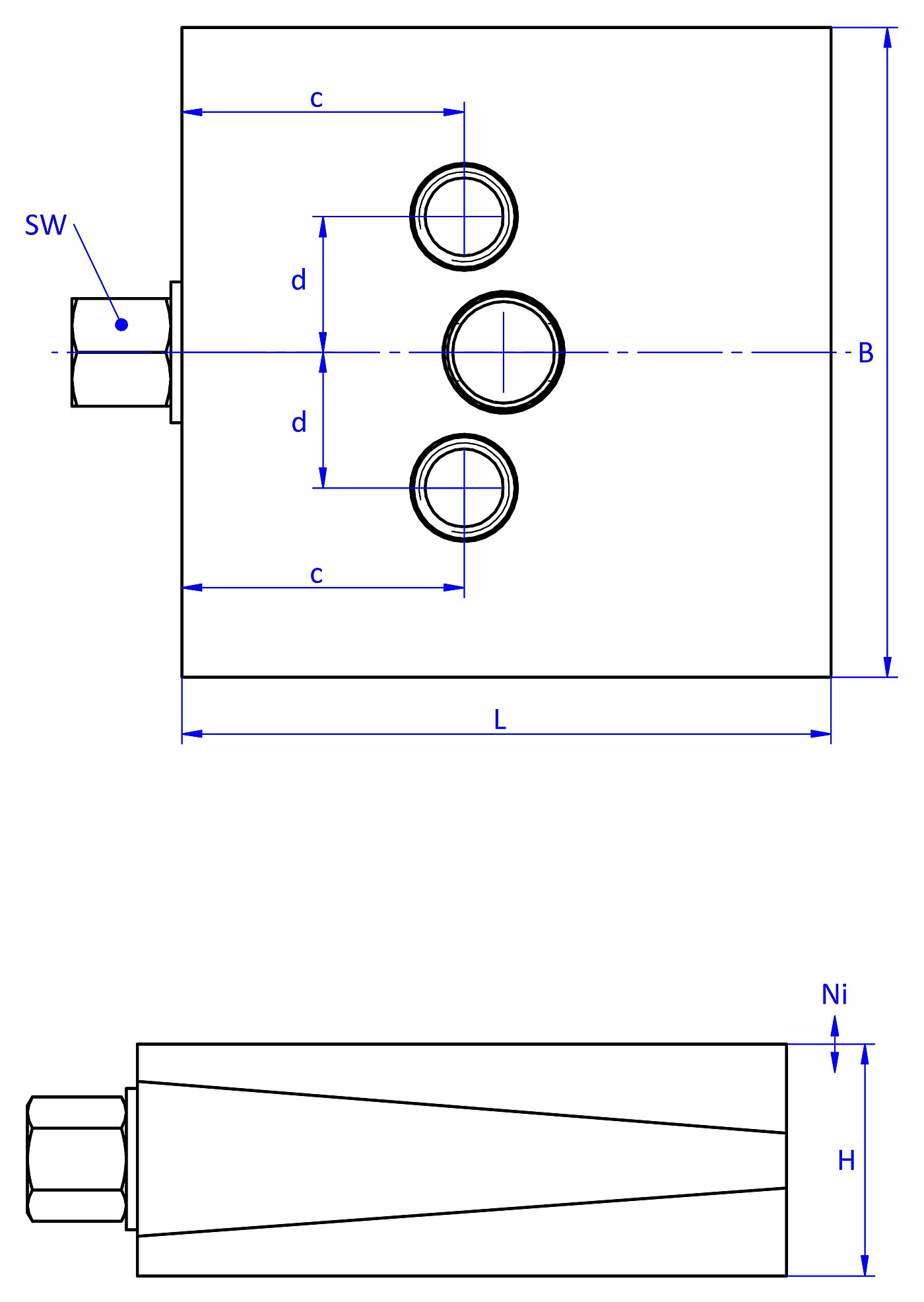 precision wedge mounts free-standing