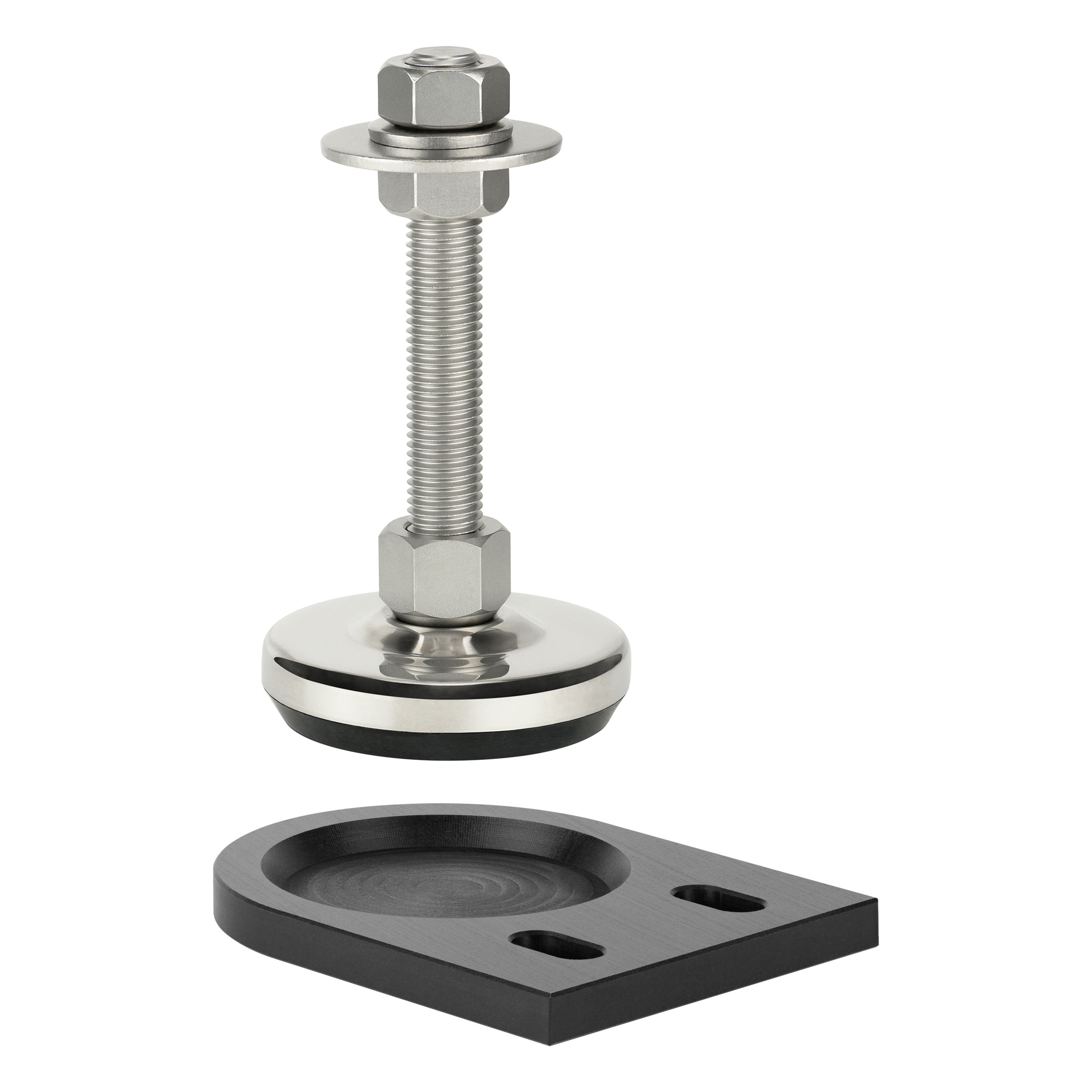 floor-fastening plates f. levelling elements
