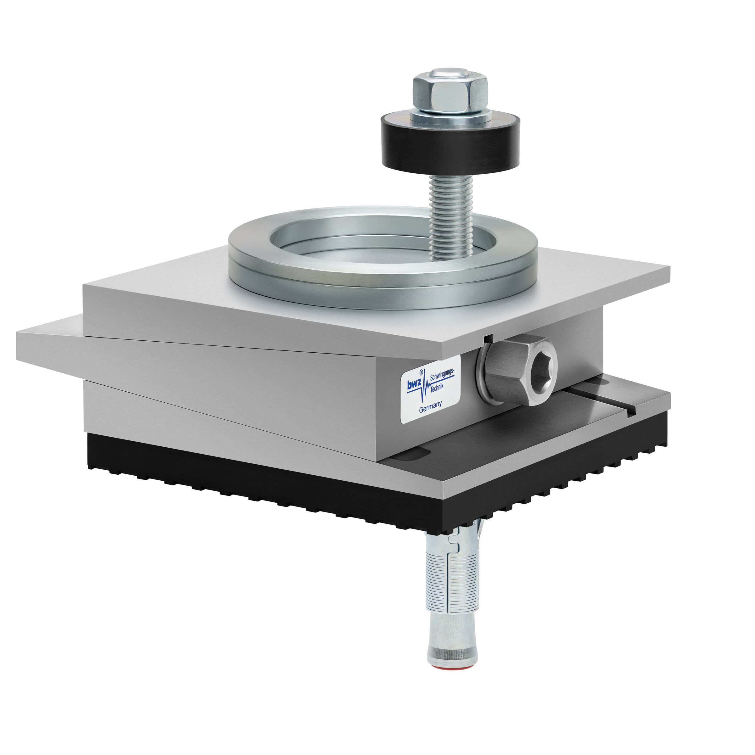 wedge mounts bolt-through with calotte NBR8516
